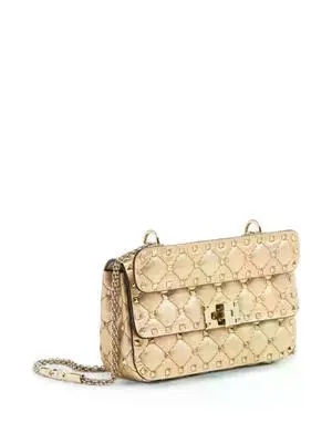 Valentino Garavani Rockstud Spike Small Laminated Nappa Bag