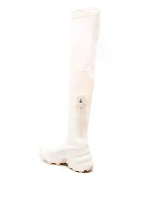 MM6 MAISON MARGIELA X SALOMON Thigh-high Chunky Rubber Sole Boots - Neutrals