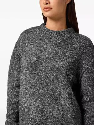 Philipp Plein Logo-embroidered Jumper