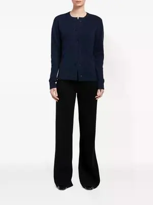 Cashmere In Love Faye Fine-knit Cardigan - Blue