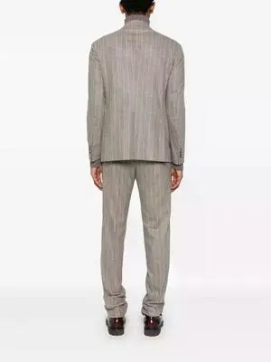 Tagliatore Pinstriped Suit - Grey