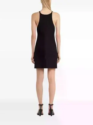 COURREGES Buckle-detail Ribbed Dress