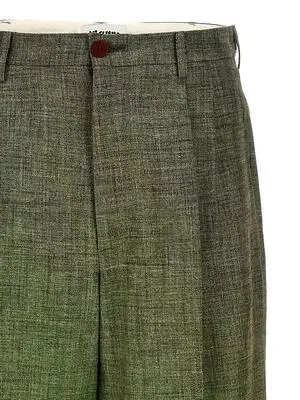 MAGLIANO Pleated Front Button And Zip Fastening Trousers