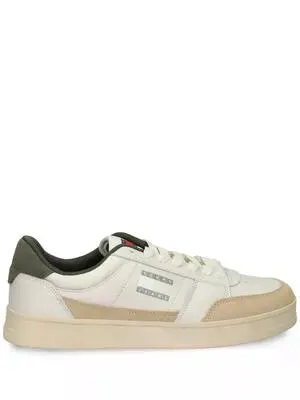 Tommy Hilfiger Tonal Logo Leather Trainers
