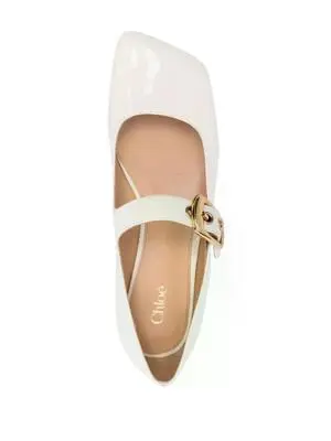 Chloé Polly Ballet Flats With Buckle Detail