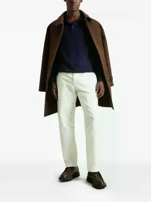 Woolrich Polo Collar Cashmere Sweater - Blue
