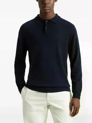 Woolrich Polo Collar Cashmere Sweater - Blue