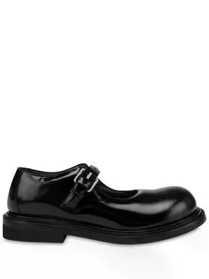 Moschino Patent Leather Mary Jane Loafers - Black