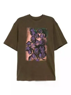 JNBY Graphic Print T-shirt - Brown