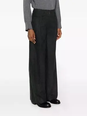 Lorena Antoniazzi Wide-leg Wool Blend Trousers