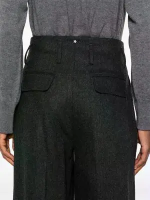 Lorena Antoniazzi Wide-leg Wool Blend Trousers