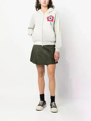 Kenzo Logo-print Zip-up Hoodie