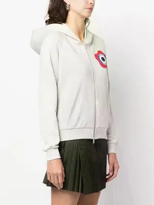 Kenzo Logo-print Zip-up Hoodie
