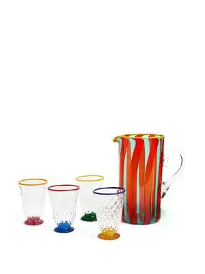 La DoubleJ Contrast-trim Quilted Glass