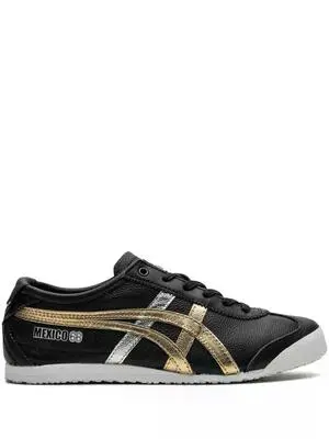 Onitsuka Tiger Onitsuka Tiger Mexico 66 Sneakers In Black And Metallic Black