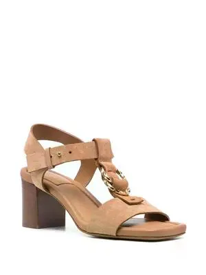 Ulla Johnson 75mm Suede Sandals With Buckle Detail