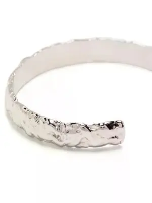 Acler Sterling Textured Cuff Bracelet - Silver