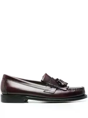 G.H.BASS Weejuns Layton Kiltie Loafers - Red