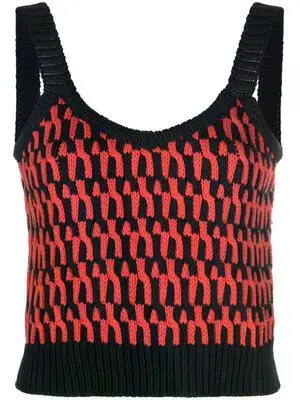 La DoubleJ Sleeveless Knit Top - Blue