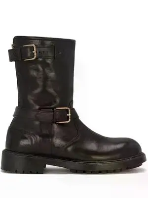 Dolce & Gabbana Bernini Leather Boots - Black