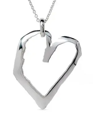 PARTS OF FOUR Heart Pendant Necklace - Silver