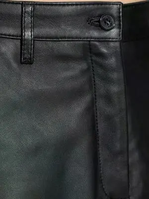 Maison Kitsuné Leather Skirt