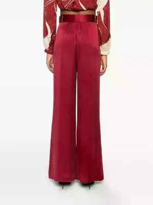 Zimmermann Tuck Trousers Ruby