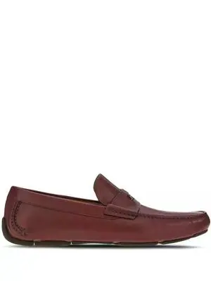 FERRAGAMO Signature Ornament Driver Loafers
