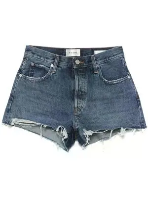 FRAME The Hang Denim Shorts - Blue