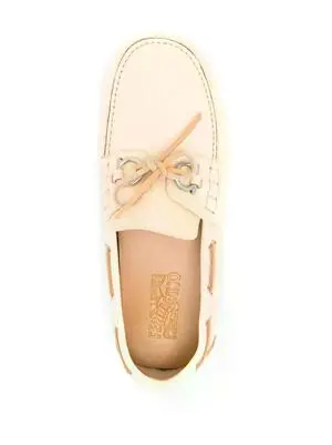 FERRAGAMO Injected Rock Leather Loafers