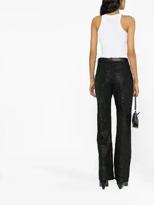 Zadig&Voltaire Evy Crinkled Leather Trousers