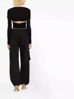 Dolce & Gabbana Cut-out Wrap Top