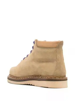 Needles Suede Lace-up Ankle Boots