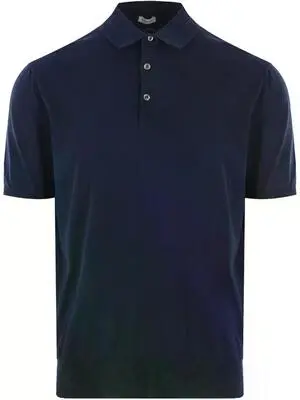 Caruso Jersey Polo Shirt - Blue