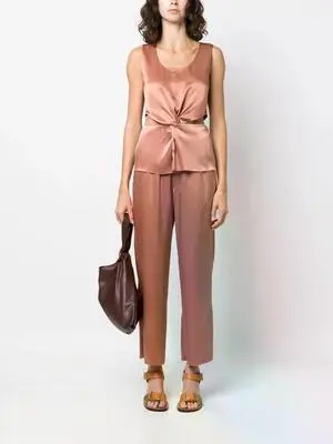 Nanushka Cropped Trousers With Elasticated Waist