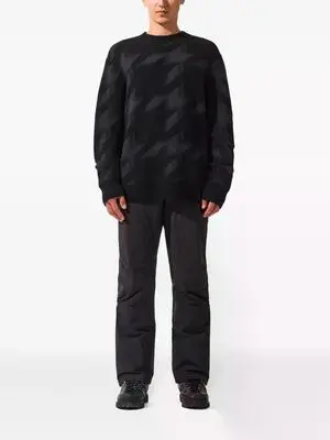 Perfect Moment Houndstooth Merino Wool Sweater