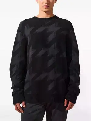 Perfect Moment Houndstooth Merino Wool Sweater