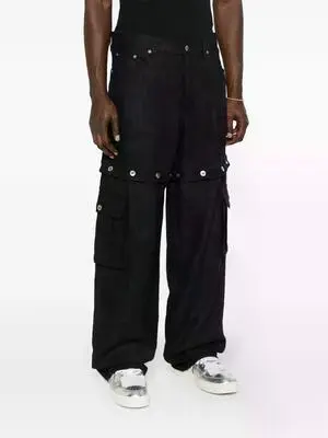 Off-White 90s Logo Straight-leg Cargo Trousers