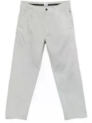 C.P. COMPANY Sateen Straight-leg Trousers - Grey