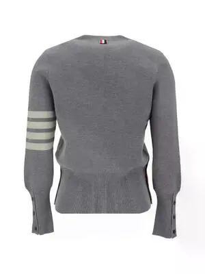Thom Browne 4-bar Milano Stitch Jumper - Grey