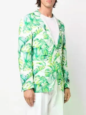 BILLIONAIRE Palm-tree Print Blazer
