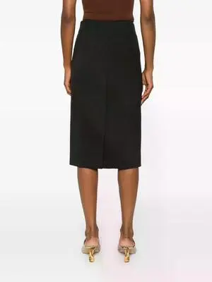 Peserico A-line Midi Skirt In Dark