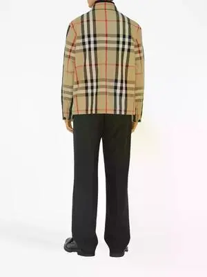 Burberry Check-pattern Shirt Jacket