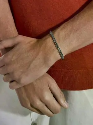 John Hardy Sterling Box Chain Bracelet