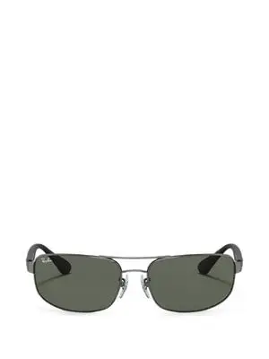 Ray-ban Rectangular Full Rim Sunglasses - Black