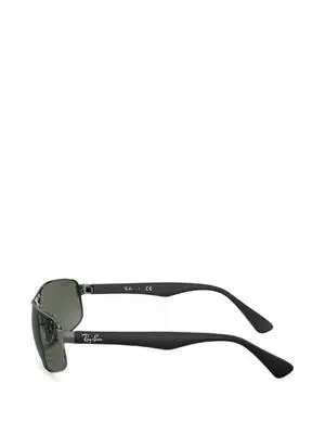 Ray-ban Rectangular Full Rim Sunglasses - Black