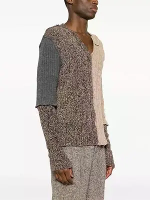 Dolce & Gabbana Asymmetric-neck Patchwork Jumper