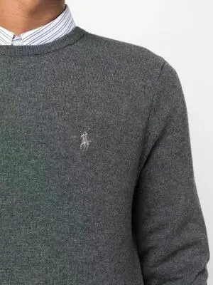 Polo Ralph Lauren Wool Knitted Jumper - Grey