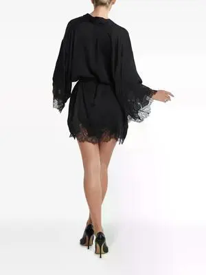 Kiki De Montparnasse Belted Silk Robe
