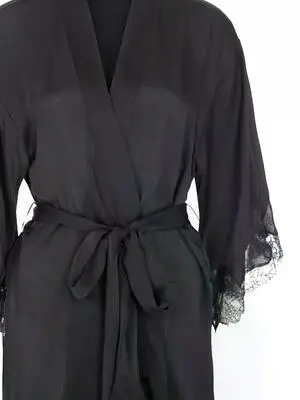 Kiki De Montparnasse Belted Silk Robe